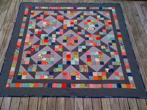 Julielou Finished Jacobs Ladder Quilt