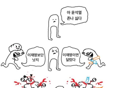 윤석열 까면서 이재명 올려치는 새끼나 정치유머 게시판