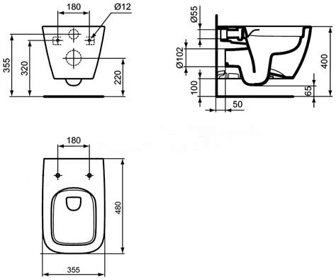 Унитаз подвесной Ideal Standard i.life S безободковый, технология ...