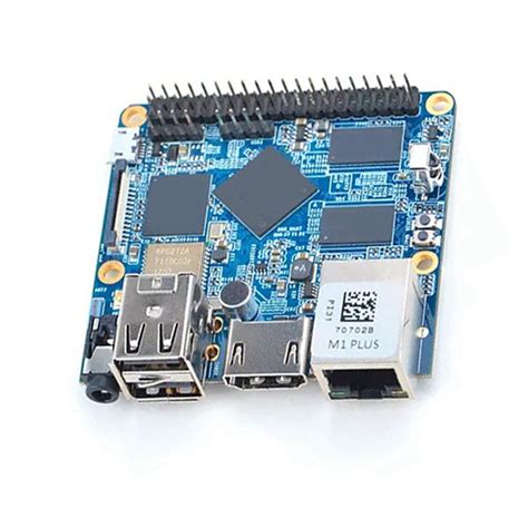 บอรดทดลองบลทธ LAN WiFi NanoPi M1 Plus Allwinner H3 Quad Core Cortex A7 1GB DDR3 RAM8GB EMMC
