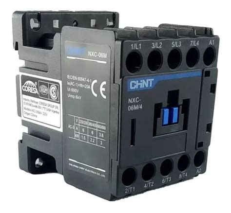 Contactor 6a Minicontactor Trif Monof 4p 24v Nxc 06m Chint MercadoLibre