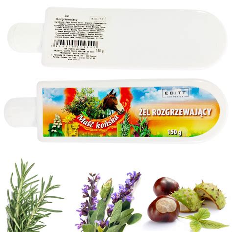 Editt Cosmetics Maść Końska Ziołowy Żel Rozgrzewający 150g Sklep