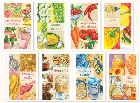 Full Color Stock Divider D855 Morris Press Cookbooks