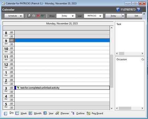 Unlinked Completed Activities Are Not Displayed In The Activity List