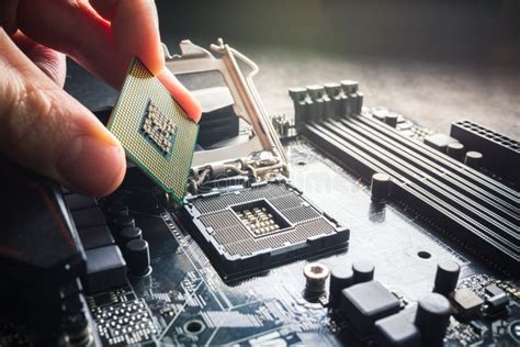 Electronic Engineer Of Computer Technology Maintenance Computer Cpu Hardware Upgrade Of