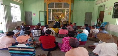 ဘိုကလေးမြို့နယ် ၅ ရပ်ကွက်ရှိ ပြည်သူများအား Online စနစ်ဖြင့် ရောင်းချခြင်း အသိပညာပေးဟောပြော