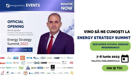 Vino să ne cunoști la Energy Strategy Summit și descoperă viitorul