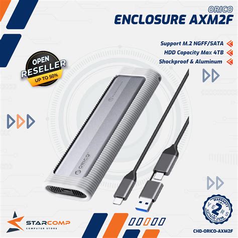 Jual Orico Axm2f M2 Ngffsata Case External Ssd Enclosure Silicone