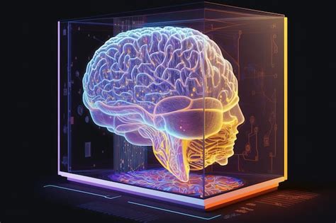 Premium Photo Double Exposure Shows A Desktop Computer Drawing A