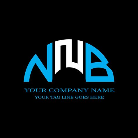 Nnb Letter Logo Creative Design With Vector Graphic 8466487 Vector Art At Vecteezy