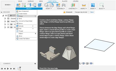 How To Convert A Sketch Or Body To Sheet Metal In Fusion 360 Sendcutsend