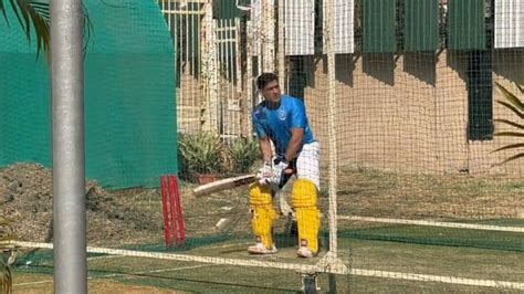 Ipl 2023 Fans Rejoice As Ms Dhoni Smashes Huge Sixes In Practice