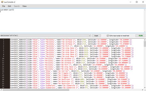 Mike Bond Python And Lua Scripts For Building Scenarios In Command