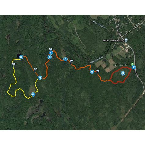 Nine Mile River Hiking Trails Map Gpx And Kml Files Halifaxtrails