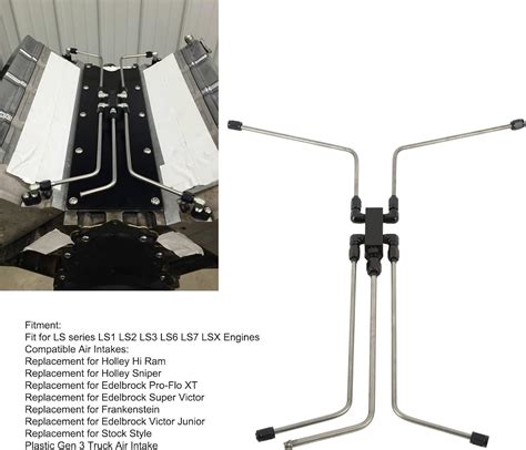 Buy LS Coolant Crossover Steam Vent Kit Stainless Steel Universal Gen Coolant Crossover Steam