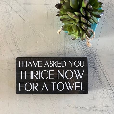 Ive Asked You Thrice Wall Etsy
