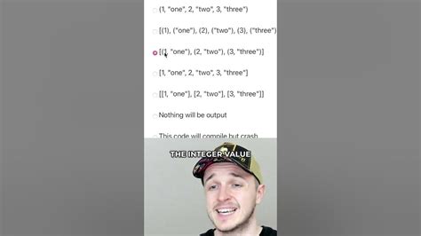 Swift Quiz Question 14 Iosdevelopment Iosdeveloper Programming Swiftui Mobileapp Code