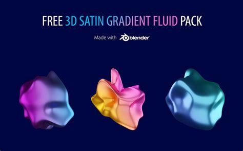Free 3d Satin Gradient Fluid Pack • Inspiring Bee Free 3d Satin Gradient Fluid Pack • Inspiring Bee