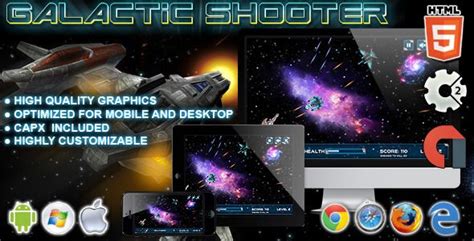 Galactic Shooter Html5 Construct 2 Game Survival Games Galactic Shooters