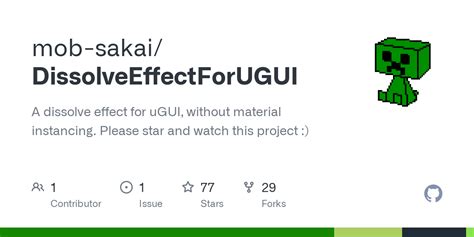 GitHub Mob Sakai DissolveEffectForUGUI A Dissolve Effect For UGUI Without Material