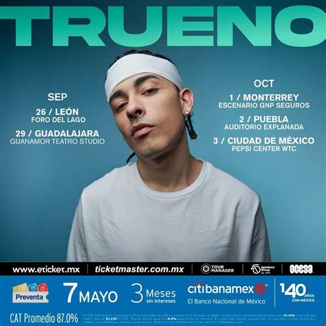 Trueno En Pepsi Center • Eventos En Cdmx