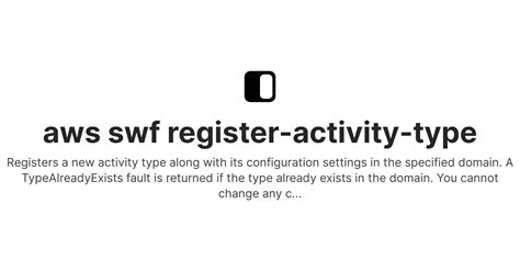 Aws Swf Register Activity Type Fig