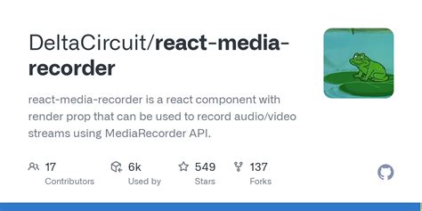 Pull Requests · Deltacircuitreact Media Recorder · Github