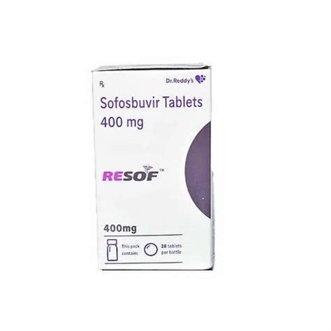 Resof Sofosbuvir 400mg At Rs 2500bottle New Delhi Id 2850822909730