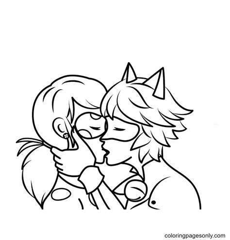 Ladybug And Cat Noir Coloring Pages 6 Printable For Free Download