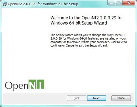 Openni2をwindowsにインストール Totakke Blog