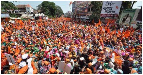 Thousands Of Marathas Take Out Silent March In Kolhapur