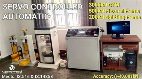 Digital Concrete Fully Automatic Compression Testing Machine Capacity