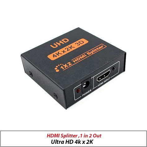 Hdmi Splitter 1 In 2 Out Hdmi Supports Ultra Hd 4k X 2k Hdmi Splitter