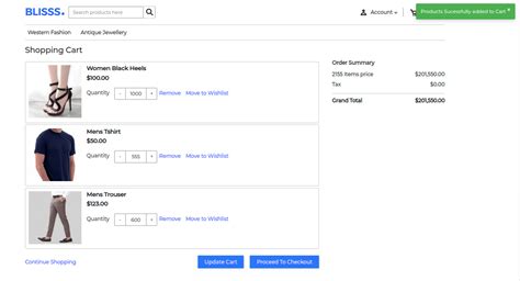 Laravel Ecommerce Bulk Add To Cart For Customer