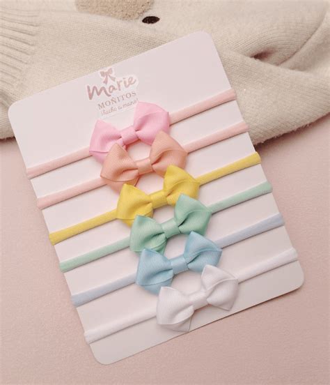 Set X Moñitos en Balaca para Bebé Niña Encanto y Comodidad