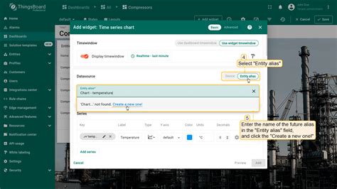 Widget Actions ThingsBoard Professional Edition