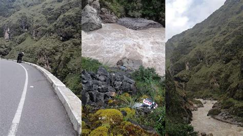 Ollachea Macusani Vehículo Cayó Al Río Caudal Es Fuerte Y
