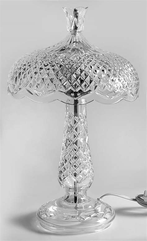 Achill 2 Piece Electric Hurricane Lamp By Waterford Crystal