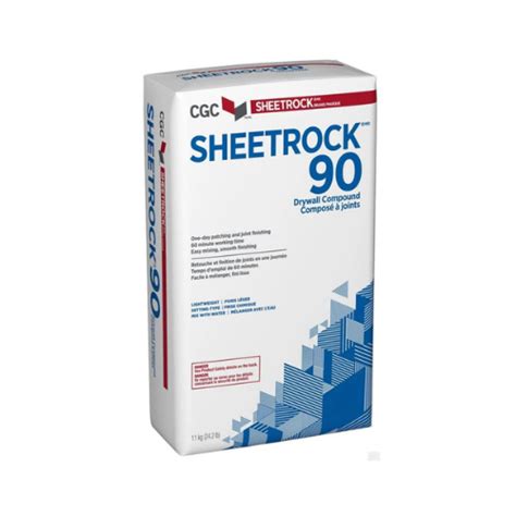 Cgc Sheetrock 90 Setting Type Drywall Compound Asr Building Supplies Inc