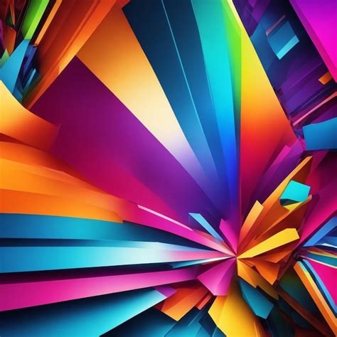 Premium Photo Technological Colorful Abstract Background