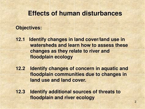 Ppt Floodplain Management Session 12 Biology Effects Of Human
