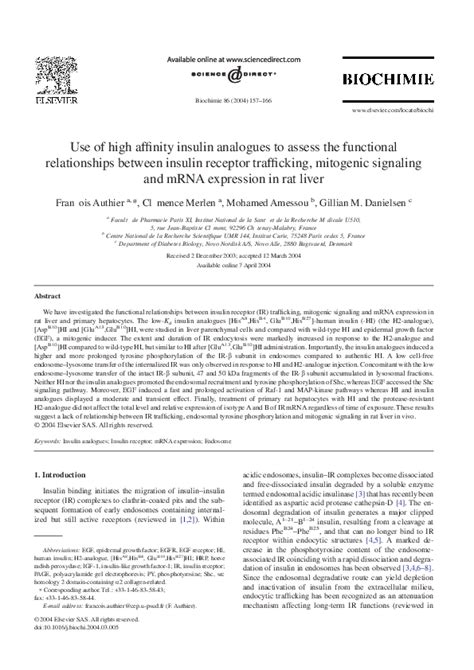 Pdf Endosomal Proteolysis Of Internalised Arga0 Human Insulin At