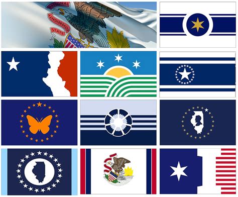 Illinoisans Can Vote On New State Flag Design From 10 Finalists