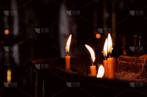 蜡烛 复活节 东正教 水平画幅 彩色图片 无人 火焰 摄影 照亮