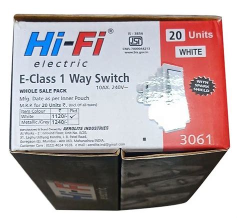5a E Class One Way Switch 1m At ₹ 260piece In Bengaluru Id