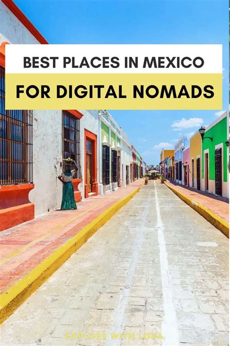A Street With Colorful Buildings And The Words Best Places In Mexico