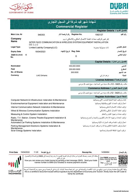 Certificates Interface Communication