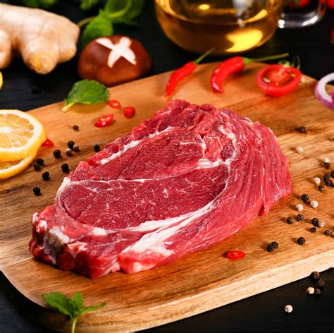 伊舜农家新鲜现杀牛上脑肉1000克黄牛肉生鲜牛肉冷冻烧烤火锅食材虎窝淘
