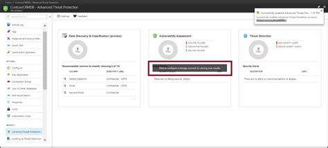 New Sql Advanced Threat Protection Atp And Va For Azure Sql Database