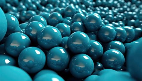 premium ai image abstract 3d spheres background